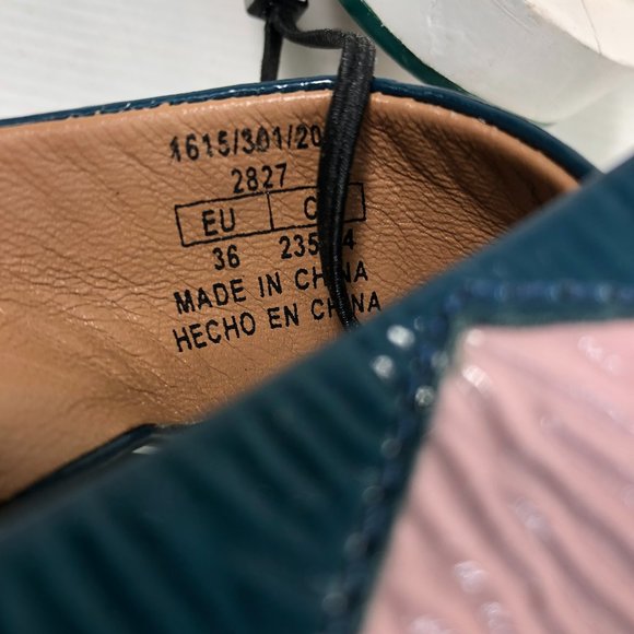 Zara | Shoes | Zara Japanese Sandals Blue Pink Vegan Leather Wooden ...